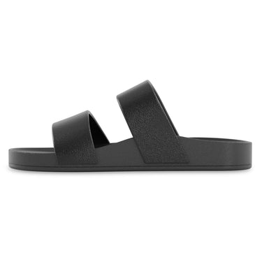 Black - Lightfeet Double Strap Slides – Lightfeet AU