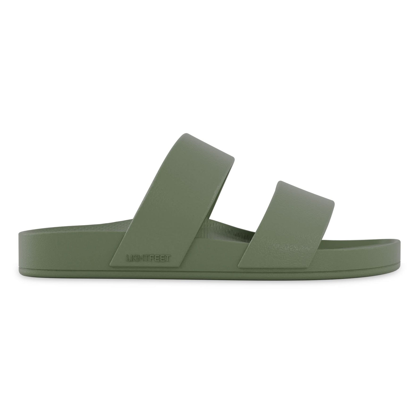 Khaki - Double Strap Slides – Lightfeet AU
