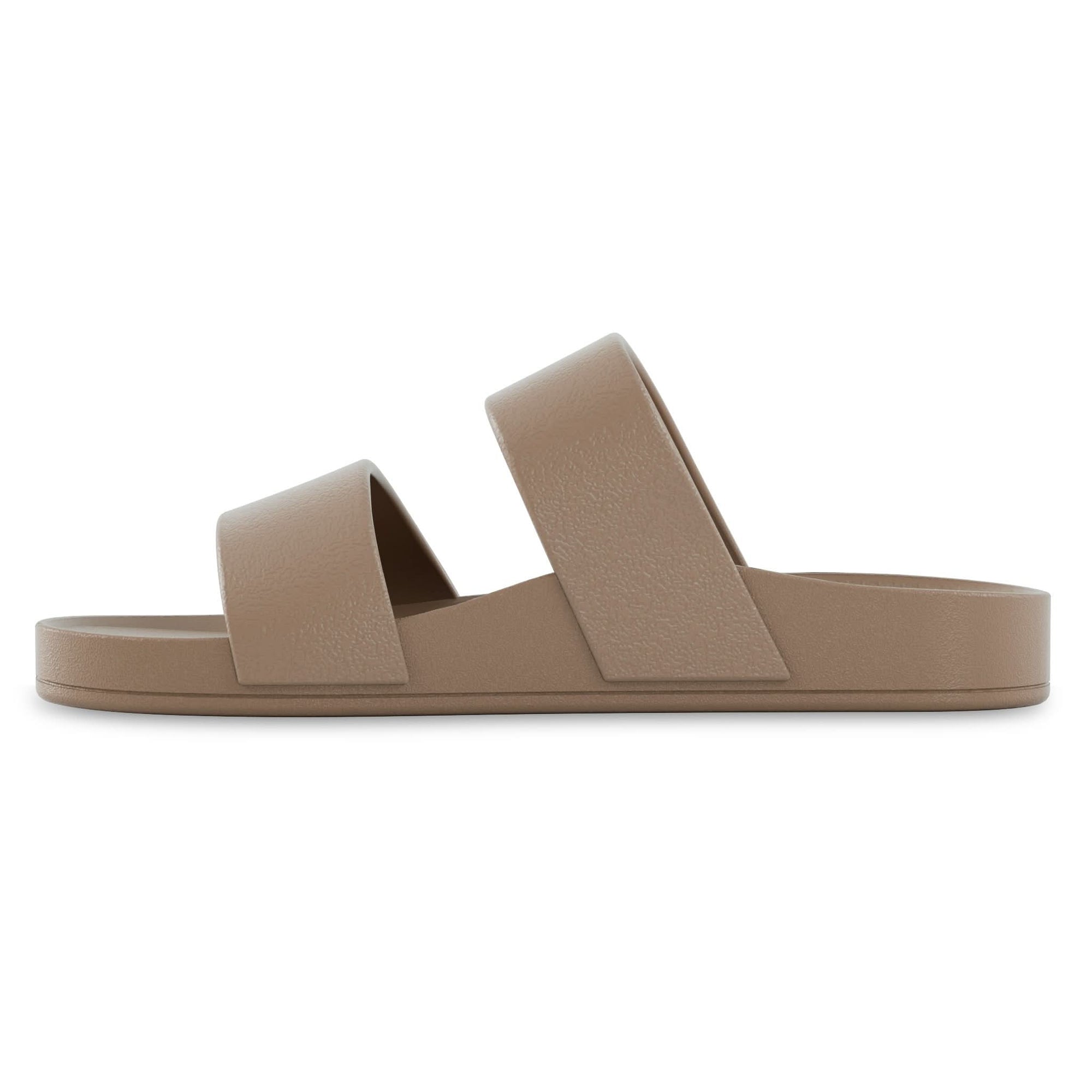 Latte - Lightfeet Double Strap Slides – Lightfeet AU