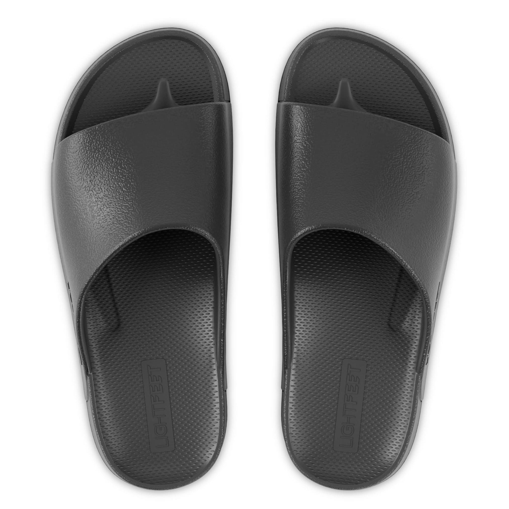 Black - Lightfeet Single Strap Slides – Lightfeet AU