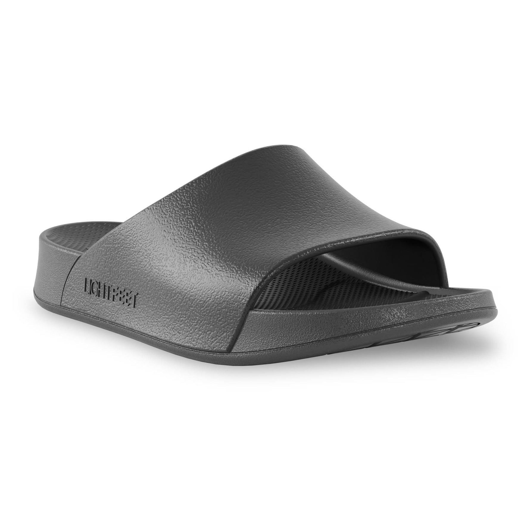 Black - Lightfeet Single Strap Slides – Lightfeet AU