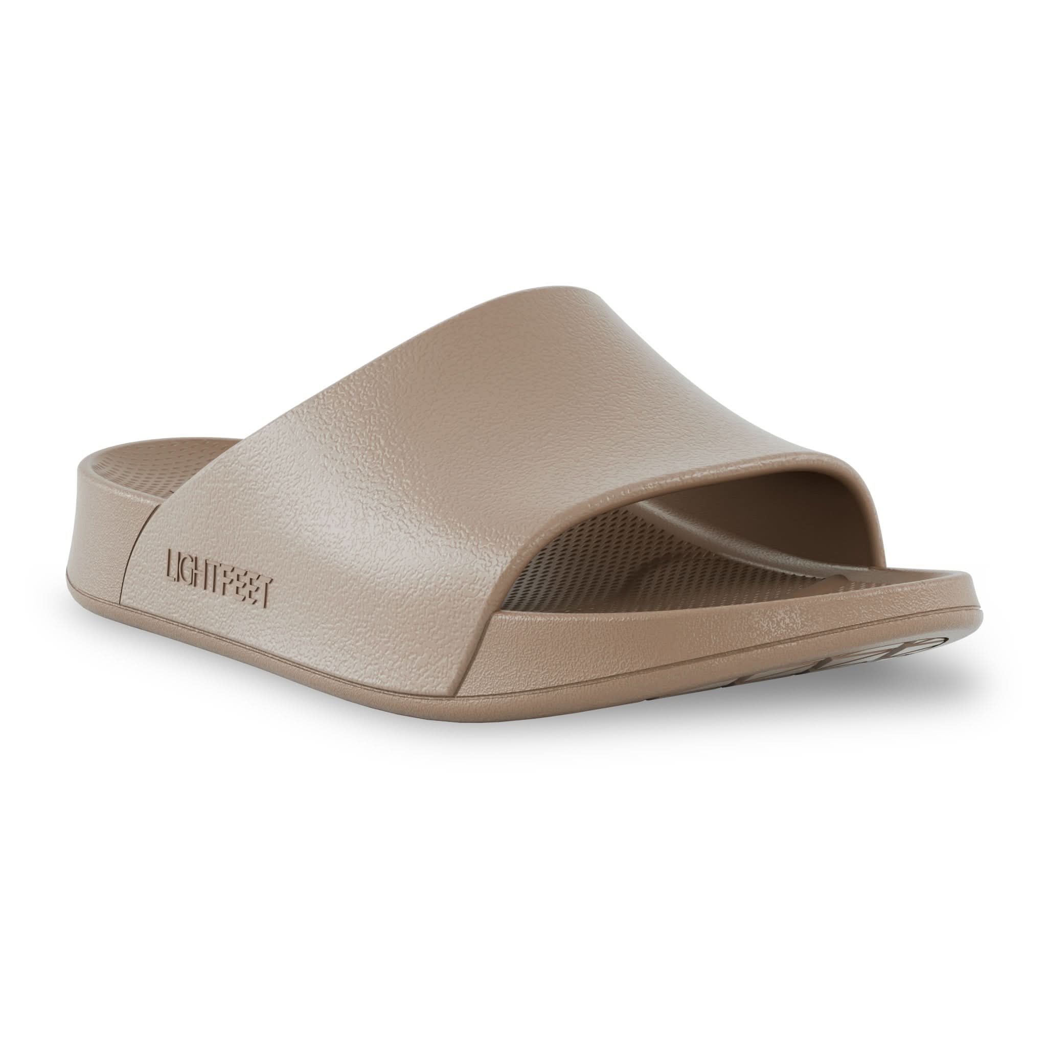 Latte - Lightfeet Single Strap Slides – Lightfeet AU